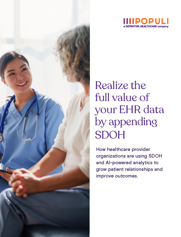 Realize the full value of your EHR data by appending SDOH | Definitive ...